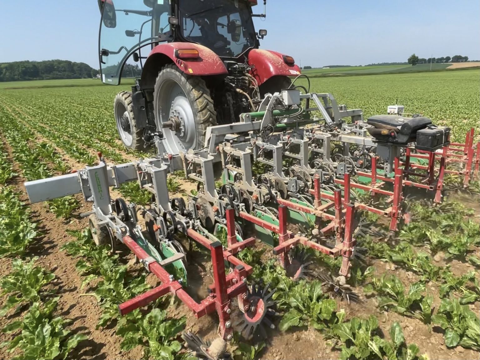 Agronomic 12 rangs - Bineuse équipé d'une caméra - Cousin Agricole